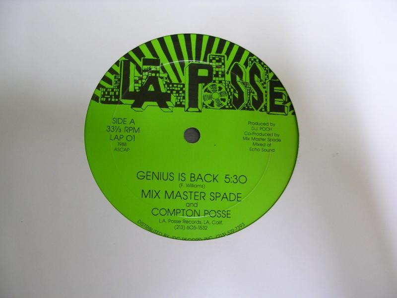 MIX MASTER SPADE & COMPTON POSSE/GENIUS IS BACK レコード通販・買取はサウンドファインダー