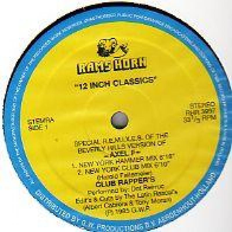 AXEL F/CLUB RAPPER'S レコード通販・買取はサウンドファインダー