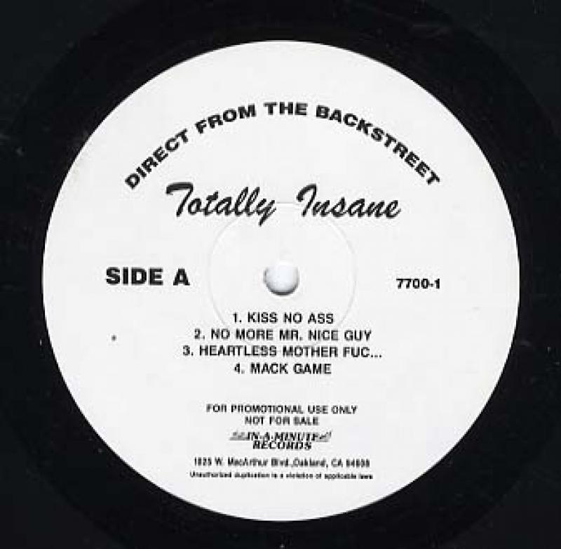 TOTALLY INSANE/DIRECT FROM THE BACKSTREET レコード通販・買取はサウンドファインダー