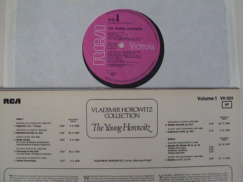 Horowitz /The Young Horowitz Vol.1 レコード通販・買取はサウンドファインダー