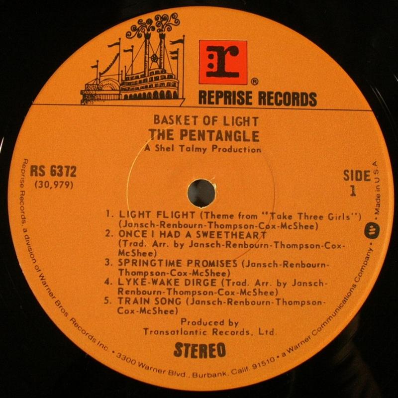 Pentangle /Basket Of Light レコード通販・買取はサウンドファインダー