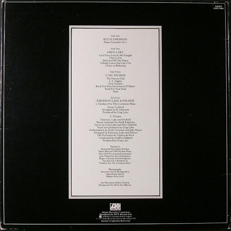 Emerson, Lake & Palmer（ELP）/Works Vol. 1 レコード通販・買取はサウンドファインダー