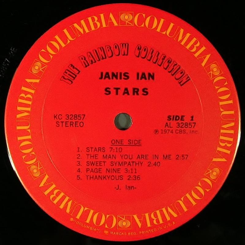 Janis Ian /Stars レコード通販・買取はサウンドファインダー