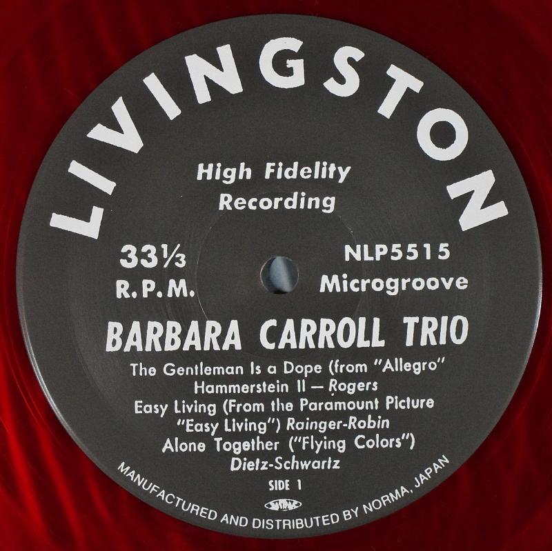 Barbara Carroll Trio /Barbara Carroll Trio レコード通販・買取はサウンドファインダー