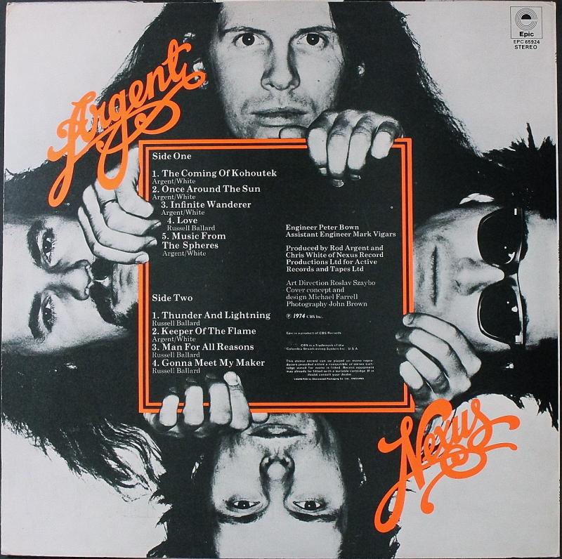 Argent /Nexus レコード通販・買取はサウンドファインダー