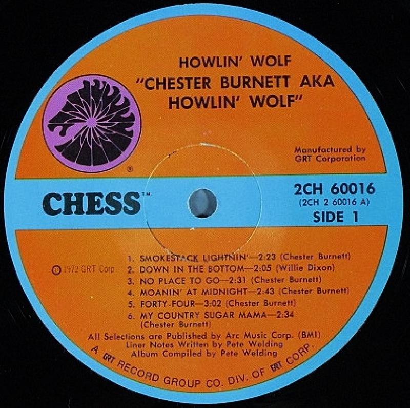Howlin' Wolf /Chester Burnett A.K.A. Howlin' Wolf レコード通販・買取はサウンドファインダー
