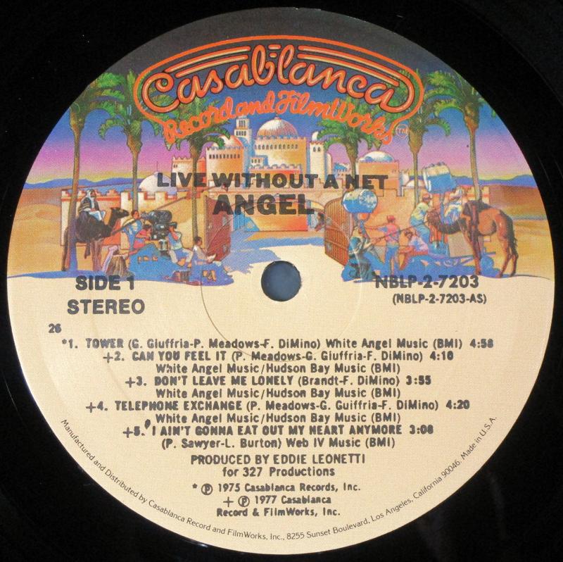 Angel/Live Without A Net レコード通販・買取はサウンドファインダー