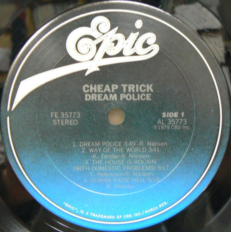 CHEAP TRICK/DREAM POLICE レコード通販・買取のサウンドファインダー