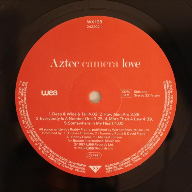 AZTEC CAMERA/LOVE レコード通販・買取はサウンドファインダー