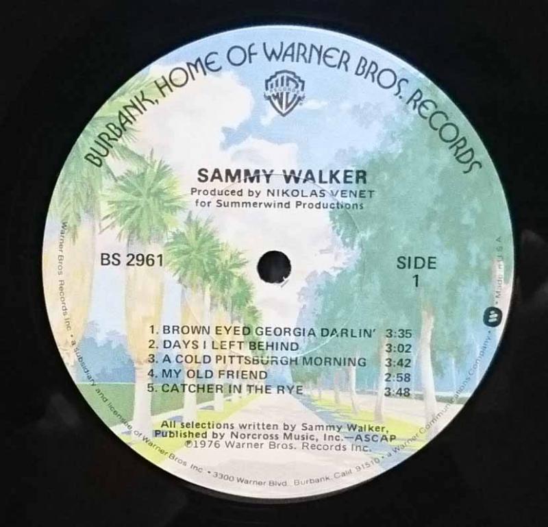 SAMMY WALKER/Sammy Walker レコード通販・買取はサウンドファインダー