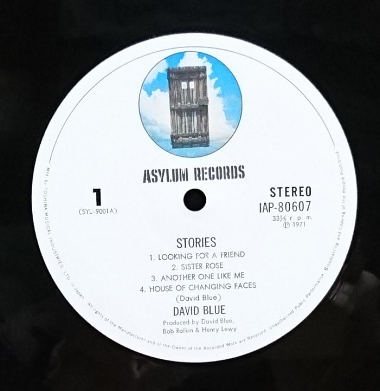 DAVID BLUE/Stories レコード通販・買取はサウンドファインダー
