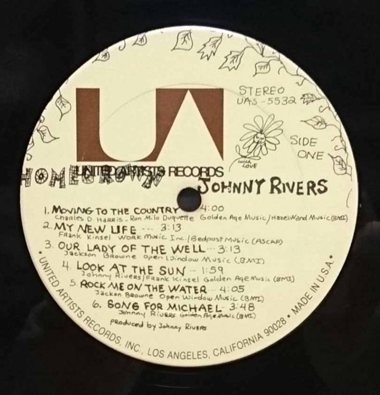 JOHNNY RIVERS/Home Grown レコード通販・買取はサウンドファインダー