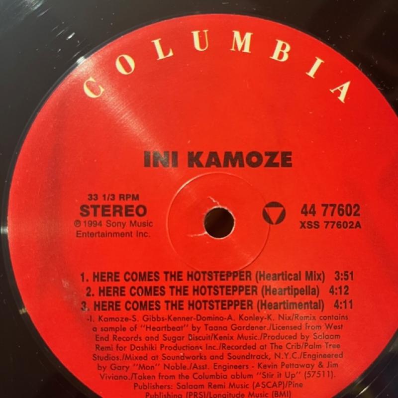 Ini Kamoze/Here Comes The Hotstepper レコード通販・買取のサウンドファインダー